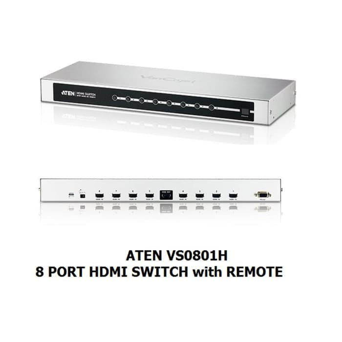 Jual ATEN HDMI SWITCH 8 PORT - VS0801H RESMI | Shopee Indonesia