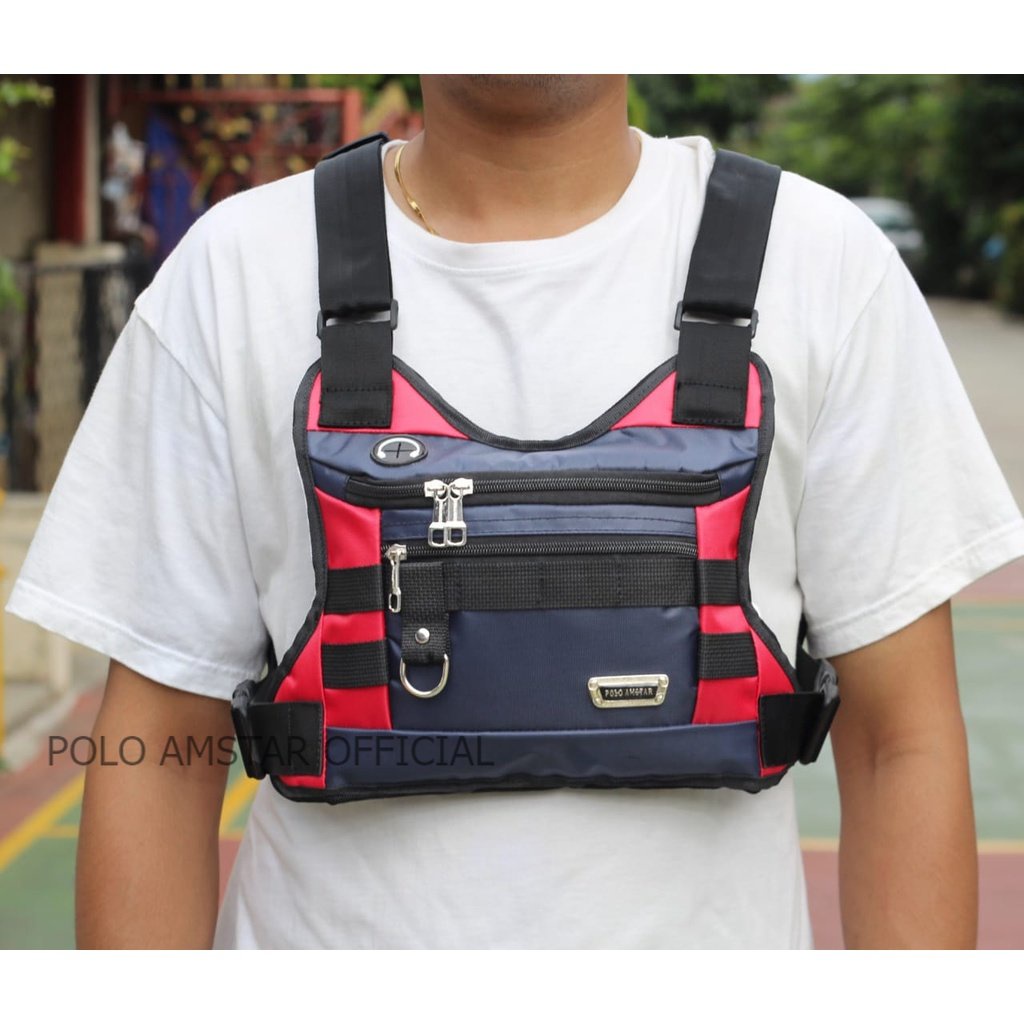Jual Termurah Tas Dada Original Polo Amstar Waterproof Bahan Micro TR ...