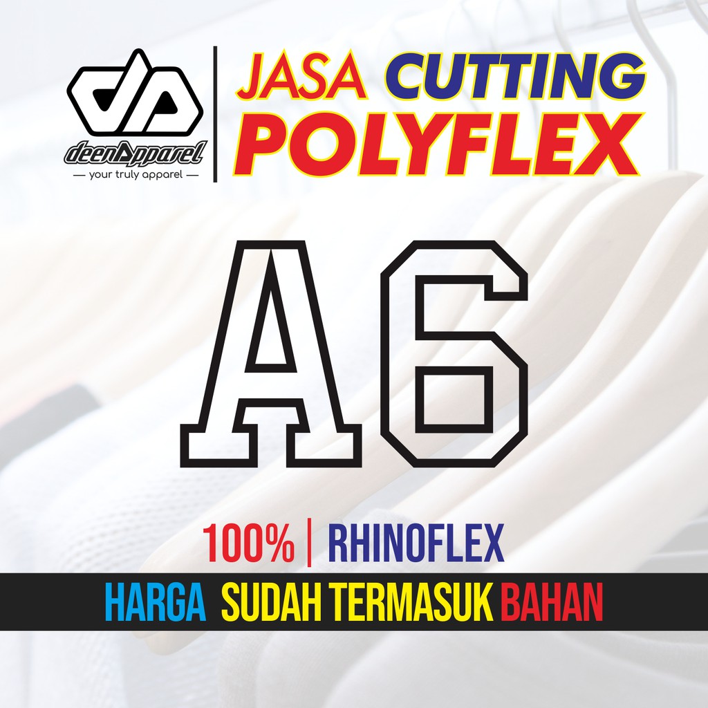 Jual Cutting polyflex Flock dan Reflective | ukuran A6 A5 A4 | Sablon ...
