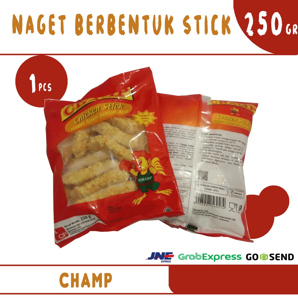 Jual Champ Chicken Nugget Stick 250gr | Shopee Indonesia