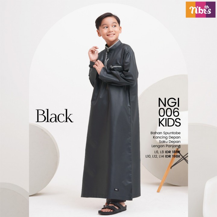 Jual NIBRAS GAMIS/JUBAH IKHWAN KIDS TERBARU - NGI KIDS 006 | Shopee ...