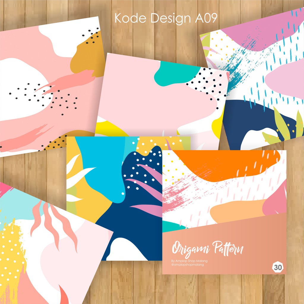 Jual Kertas Craft Lipat Origami Motif Memphis 1 | Shopee Indonesia
