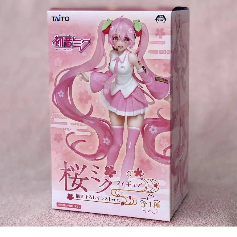 Jual Taito Sakura Hatsune Miku Newly Written Illustration Ver. Figure | Shopee Indonesia