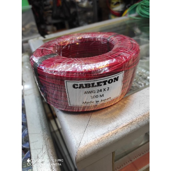 Jual kabel awg 2x24 100meter | Shopee Indonesia