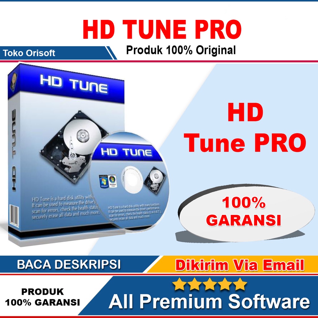 Jual Lisensi HD Tune PRO V5.70 Terbaru 2021 Full Version | Shopee Indonesia