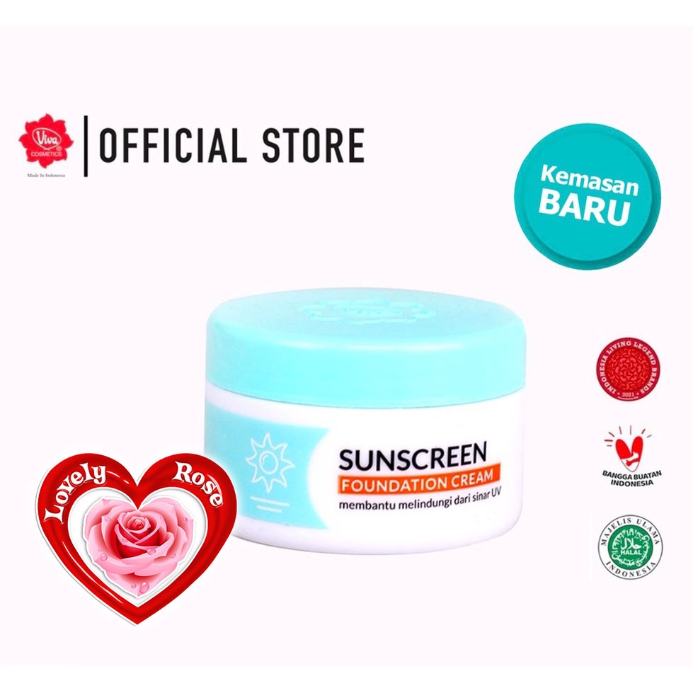 Jual VIVA SUNSCREEN FOUNDATION 22 GRAM / SUNBLOCK / TABIR SURYA ...