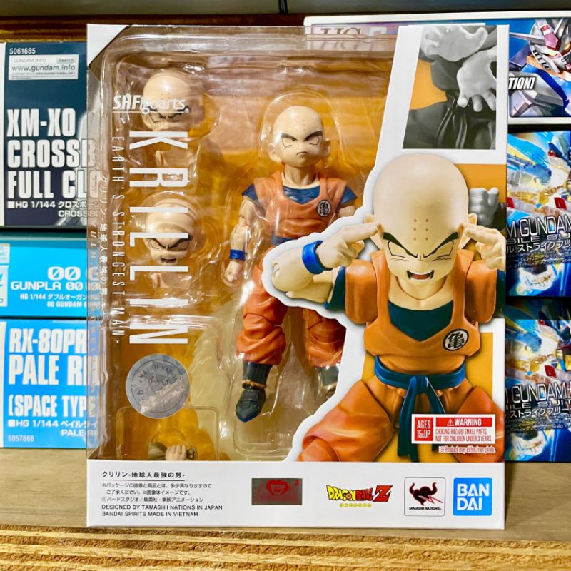 Jual [MISB] BANDAI SHF Krillin / Krilin / Kuririn Earth's Strongest Man ...