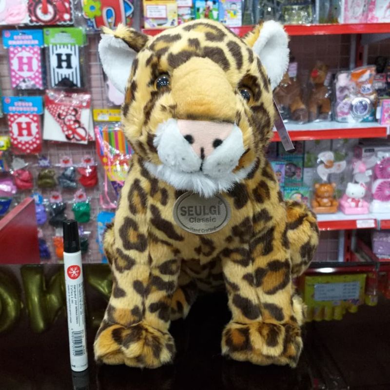 Jual Boneka Harimau Putih Macan Tutul Baring Duduk White Tiger Leopard ...