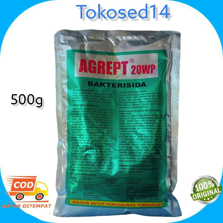 Jual AGREPT 20 WP 500 Gram Obat Pertanian Bakterisida agrep ...