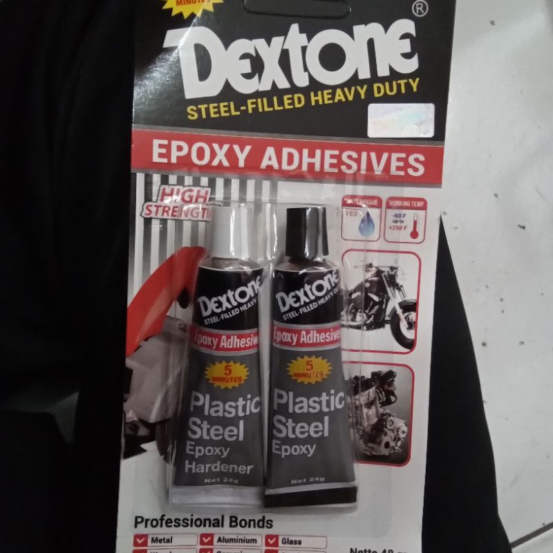 Jual LEM DEXTONE STEEL-FILLED HEAVY DUTY 5 MENIT | Shopee Indonesia