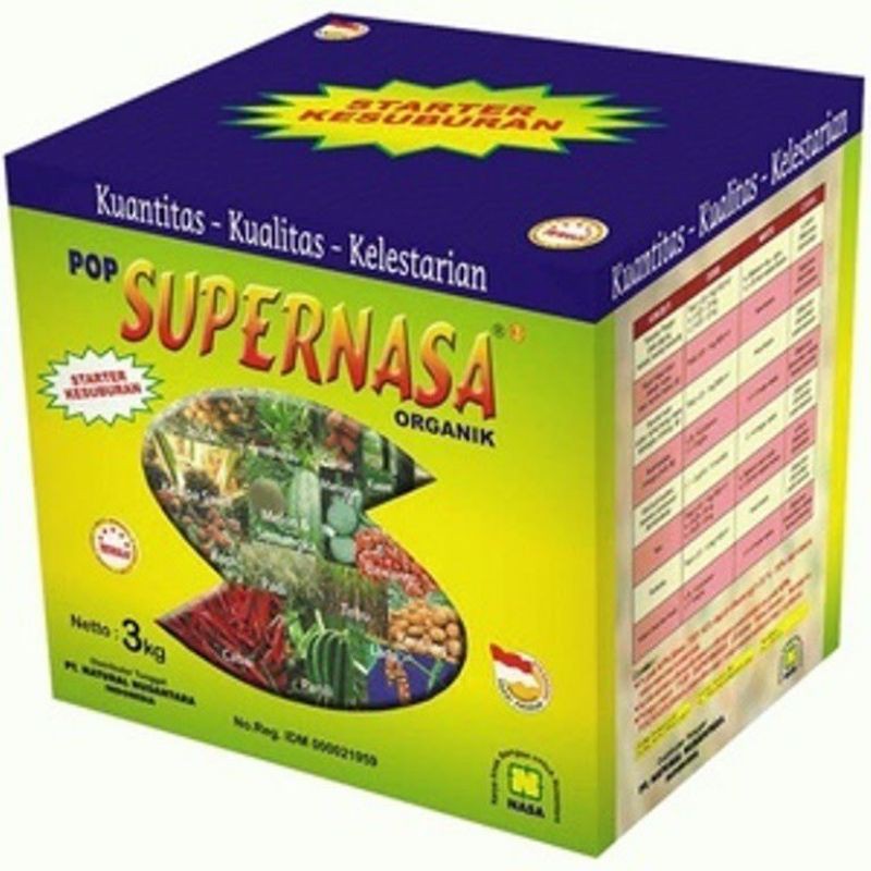 Jual SUPERNASA Pupuk Organik Kemasan 3kg | Shopee Indonesia