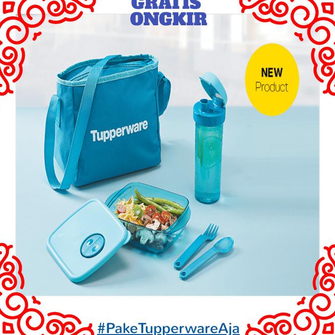 Jual Lunch Box Tupperware - Tempat Makan Tupperware Botol Minum Set ...