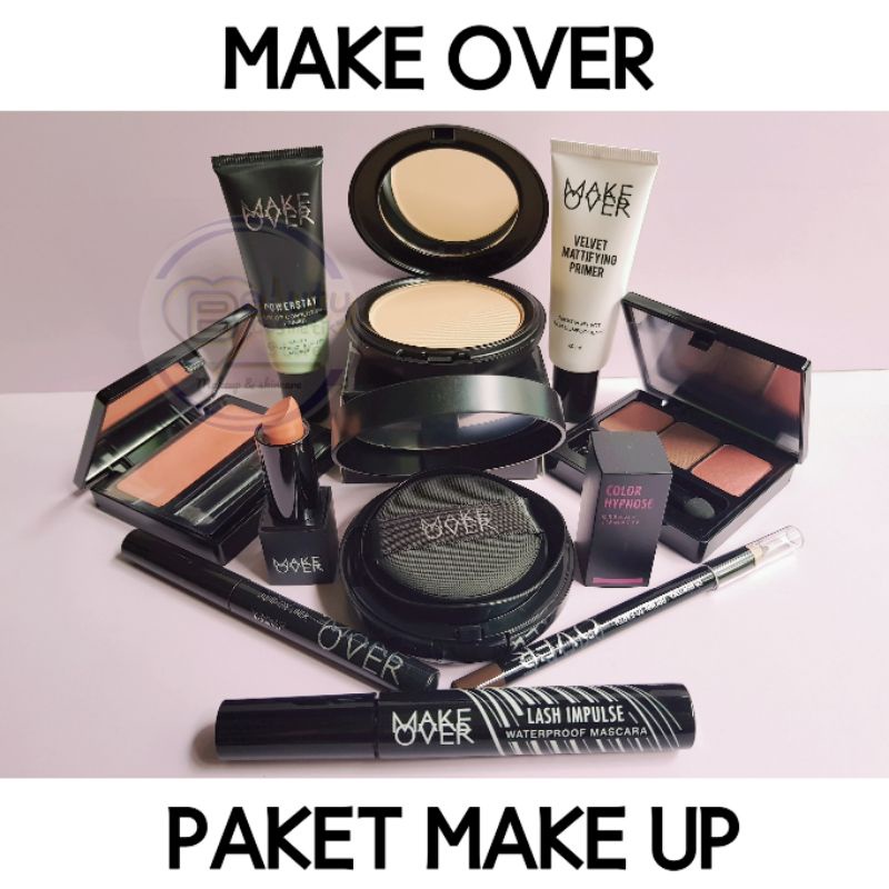 Jual [10 Item] PAKET MAKE UP MAKE OVER POWERSTAY SESERAHAN HANTARAN ...