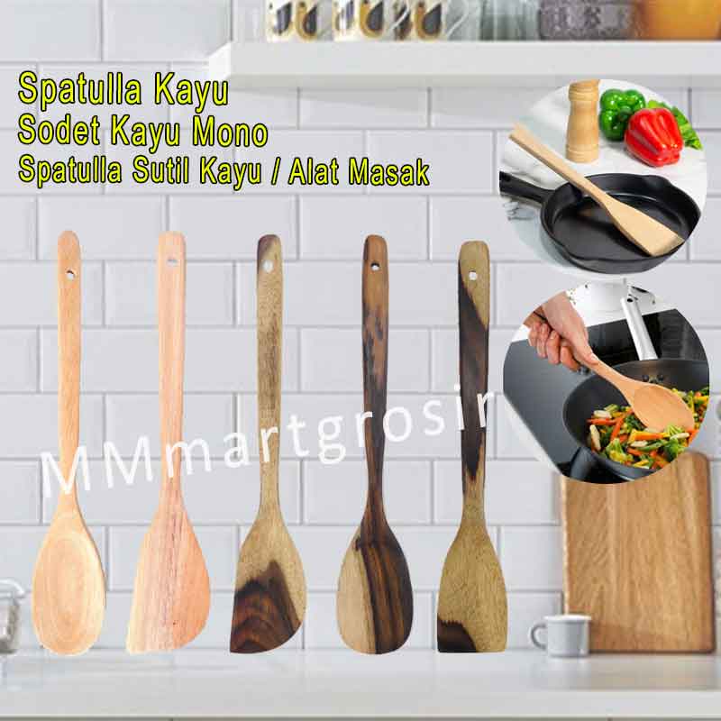 Jual Spatulla Kayu / Sodet Kayu Mono / Spatulla Sutil Kayu / Alat Masak ...