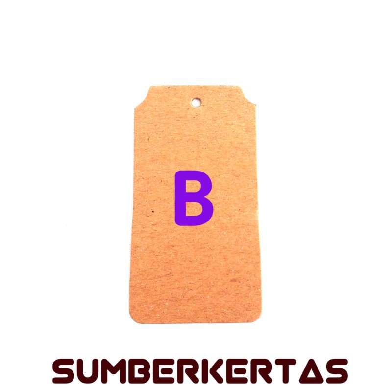 Jual HANG TAG POLOS/HANGTAG BAJU/HANGTAG BROWN/MURAH | Shopee Indonesia