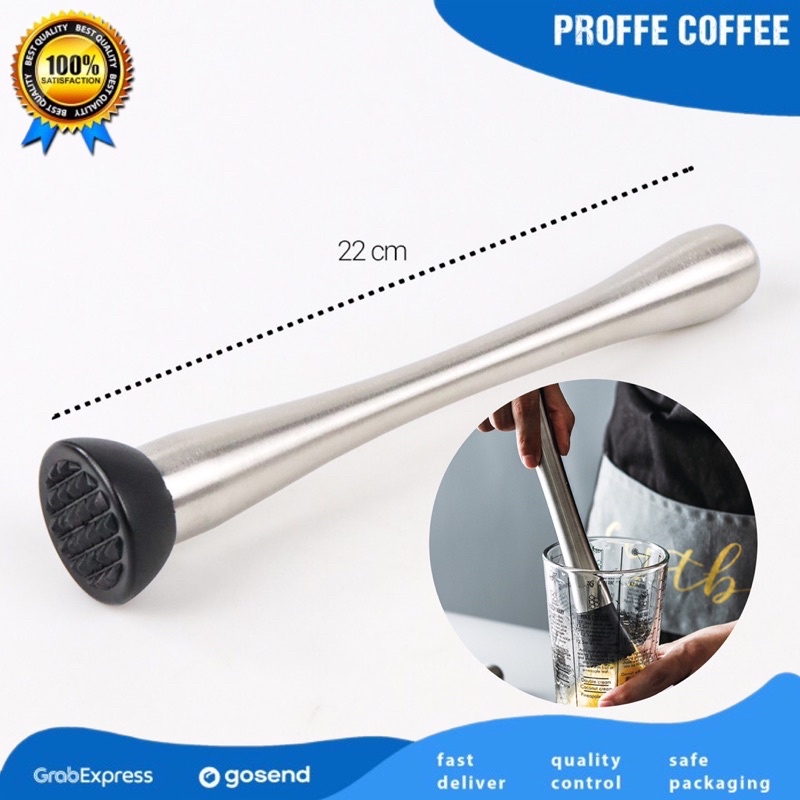 Jual bar muddler penghancur es batu pelumat buah Ice crusher Bar mixer ...