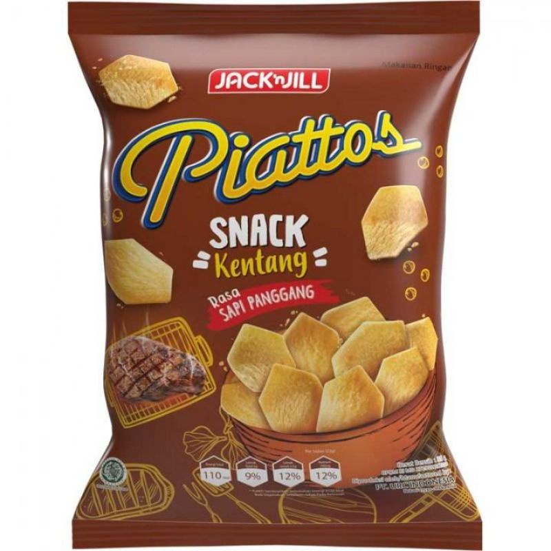 Jual Piattos Rasa Sapi Panggang 68g | Shopee Indonesia