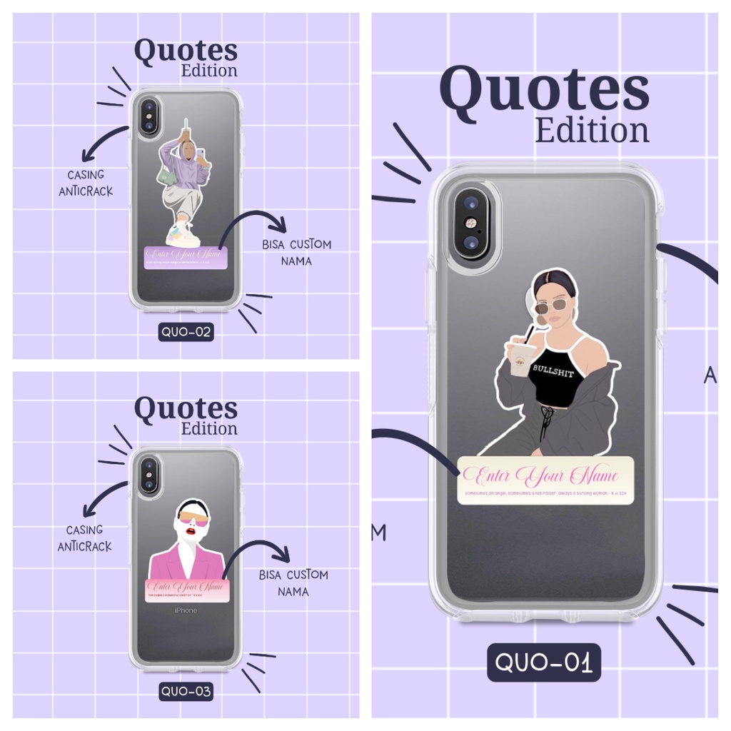 Jual CASE QUOTES XIAOMI REDMI Note 8, Note 8 Pro, Note 9, Note 9 Pro ...