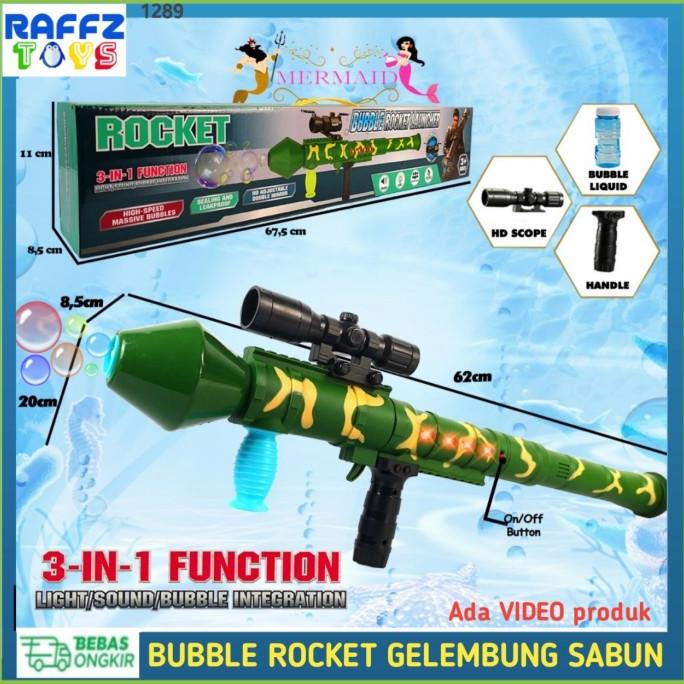 Jual Bubble Gun Mainan Anak Gelembung Sabun Otomatis Pistol Air Musik ...