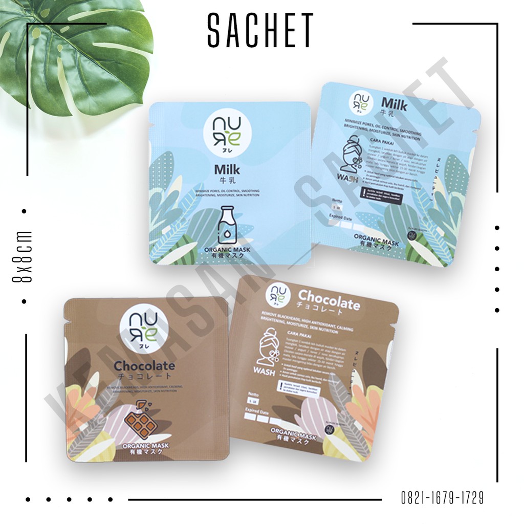 Jual Cetak Kemasan Sachet Full Print Ukuran 8x8 | Shopee Indonesia