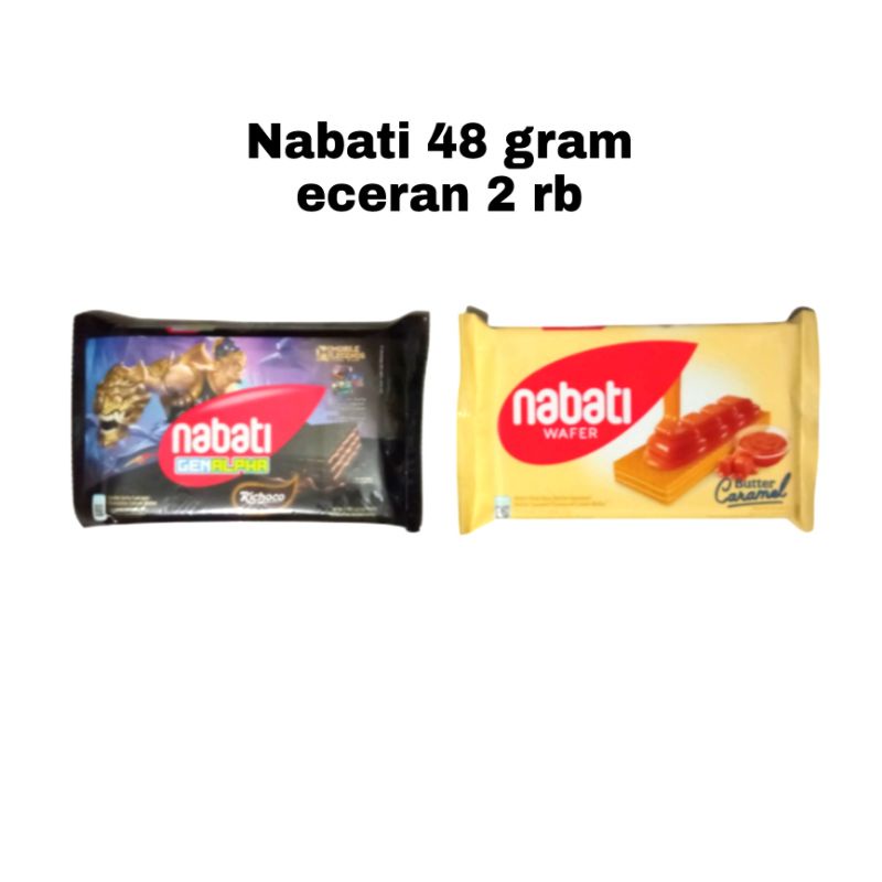 Jual Wafer Nabati 46 g & 48 g (eceran 2 rb) | Shopee Indonesia