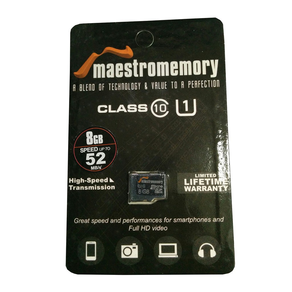 Jual Memory Card Micro SD Maestro 8gb Original Plus Packing | Shopee ...