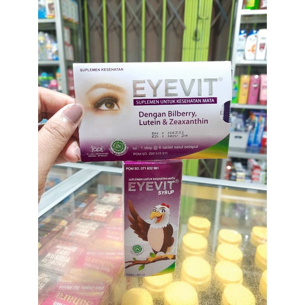 Jual EYEVIT TABLET / EYEVIT SYR / Vitamin Mata | Shopee Indonesia