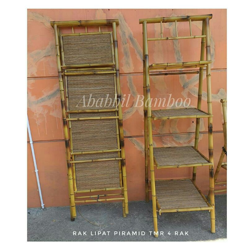 Jual TMR 4sap rak bambu rak lipat serbaguna 150cm | Shopee Indonesia