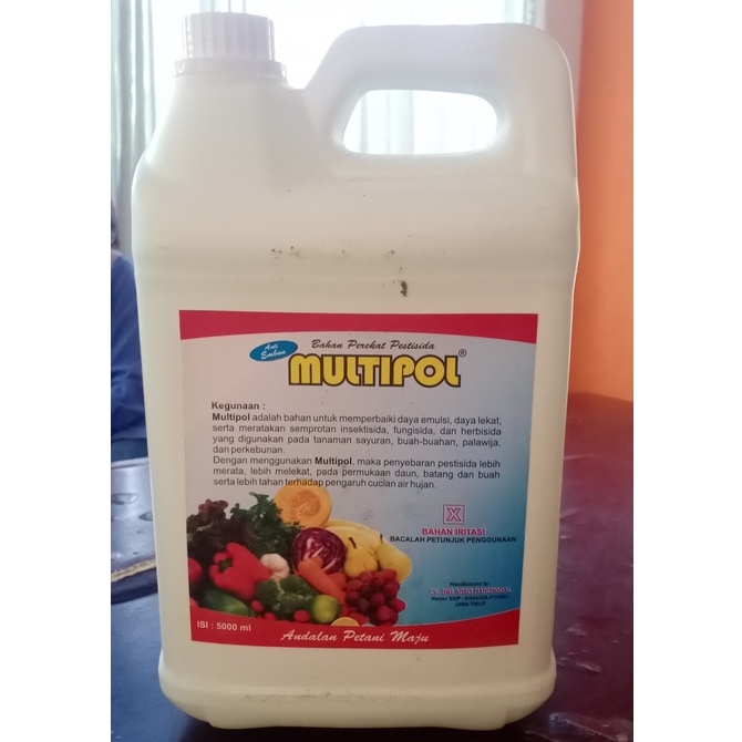 Jual BAHAN PEREKAT PESTISIDA MULTIPOL 5L | Shopee Indonesia
