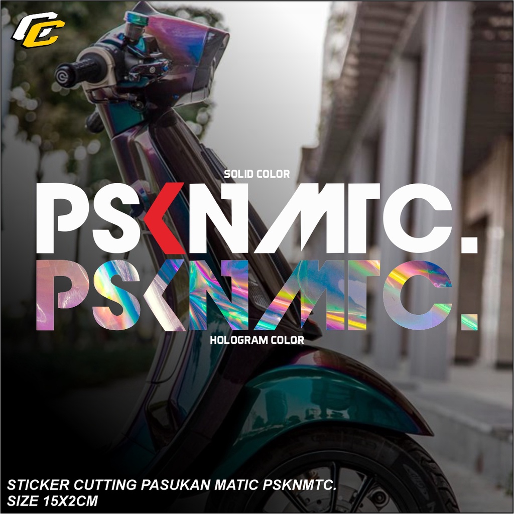Jual STICKER CUTTING PASUKAN MATIC STIKER PSKNMTC STICKER MOTOR SOLID ...