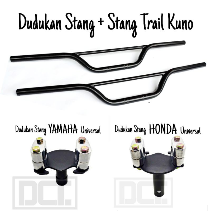 Jual DUDUKAN STANG TRONDOL + STANG STIR TRAIL KUNO | Shopee Indonesia
