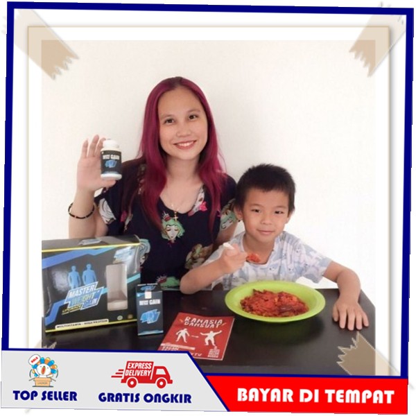 Jual MASTER WEIGHT GAIN Suplemen Penggemuk Badan Penambah Berat Badan ...