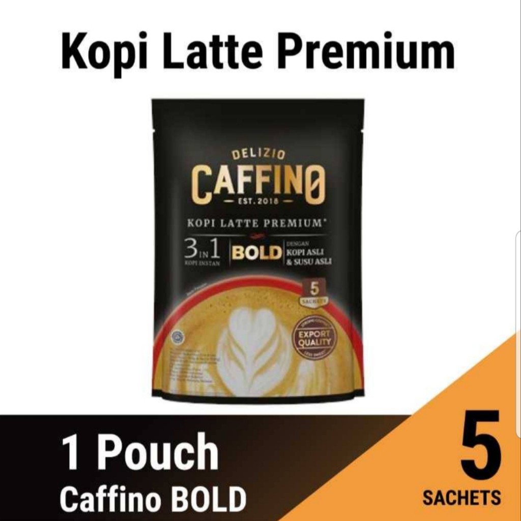Jual Caffino Bold - Caffino Kopi Bold Pouch - Kopi Latte Premium - 30g ...