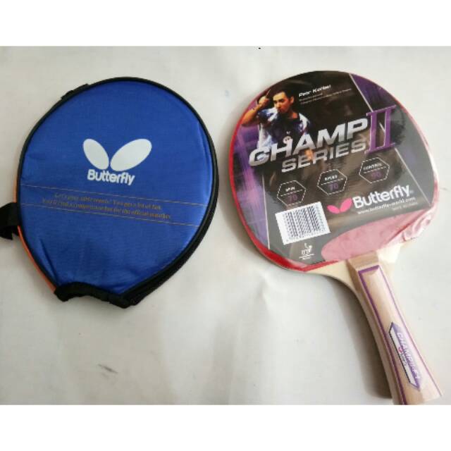 Jual BAT PINGPONG BUTTERFLY CHAMP II F1 / TENIS MEJA (TERMURAH) | Shopee Indonesia