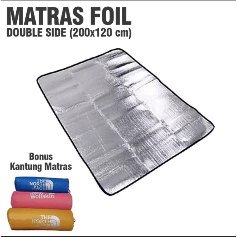 Jual matras ultralight camping alumunium foil double side | Shopee ...
