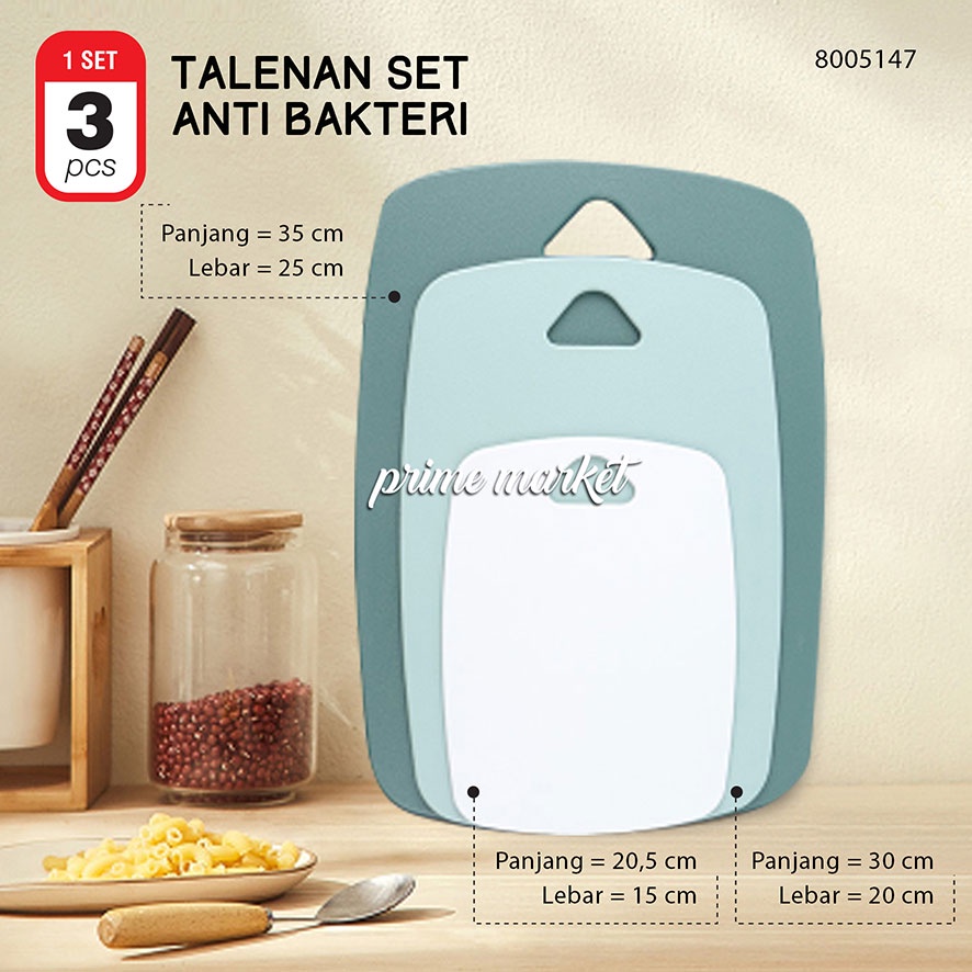 Jual Talenan Plastik Set Talenan Multifungsi 2 Sisi Alat Potong Sayur ...