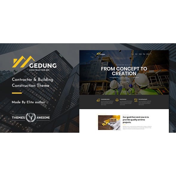 Jual Gedung Contractor & Building Construction Theme - GPL | Shopee Indonesia