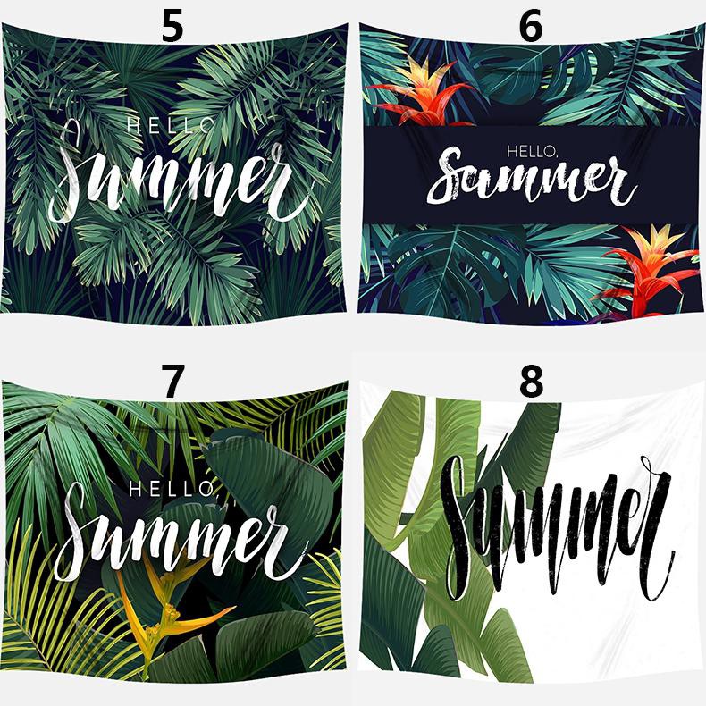 Jual Kain Handuk Mandala Multifungsi Dengan Gambar Motif Tanaman Tropis ...