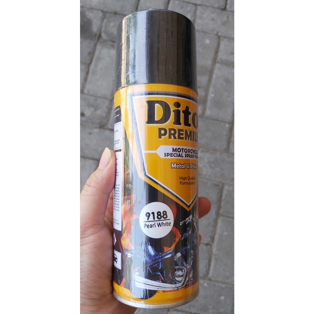Jual Cat Semprot Diton Premium PEARL WHITE / PUTIH MUTIARA (9188) 400ml ...