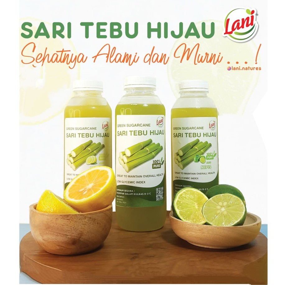 Jual LANI Sari Tebu Hijau 250ml PURE 100% | Shopee Indonesia
