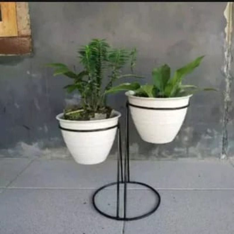 Jual standing pot 2 lubang/ standing pot besi | Shopee Indonesia