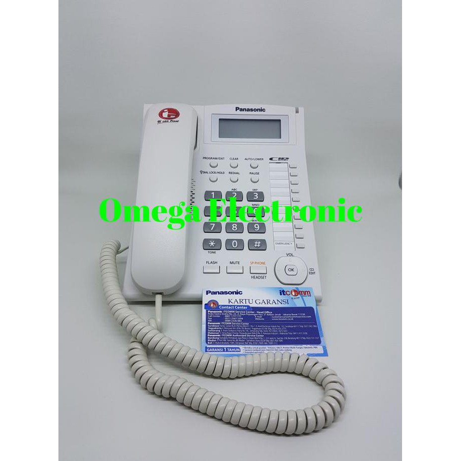 Jual Panasonic KX-TS885ND - Telepon Rumah Kantor Single Line Telpon 885 - Putih | Shopee Indonesia
