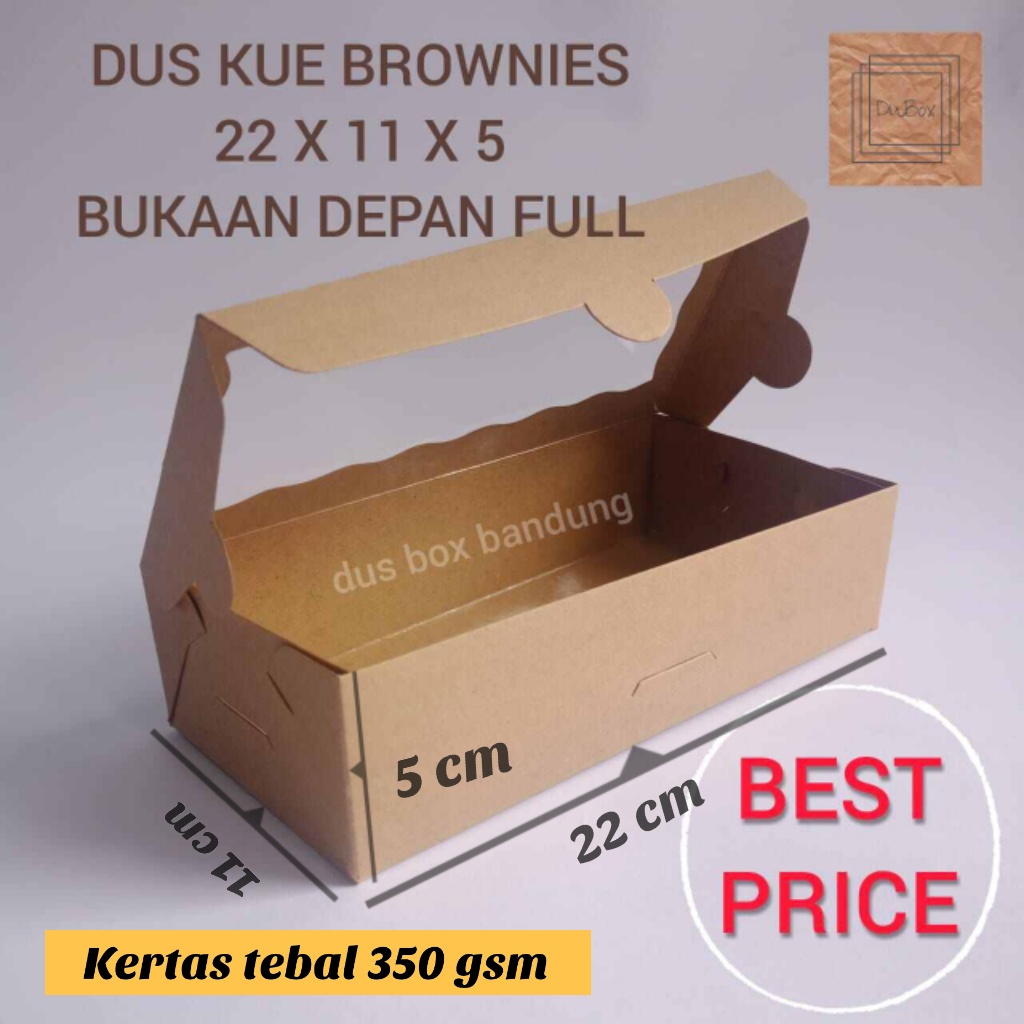 Jual (1 PAK=10 PCS) BOX UKURAN 22X11X5, BOX 22X11X5 BUKAAN DEPAN, BOX ...