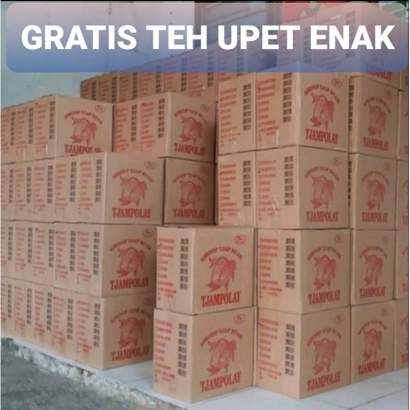 Jual SIRUP TJAMPOLAY RASA PISANG SUSU 1 KARTON ISI 12 BOTOL GRATIS TEH ...