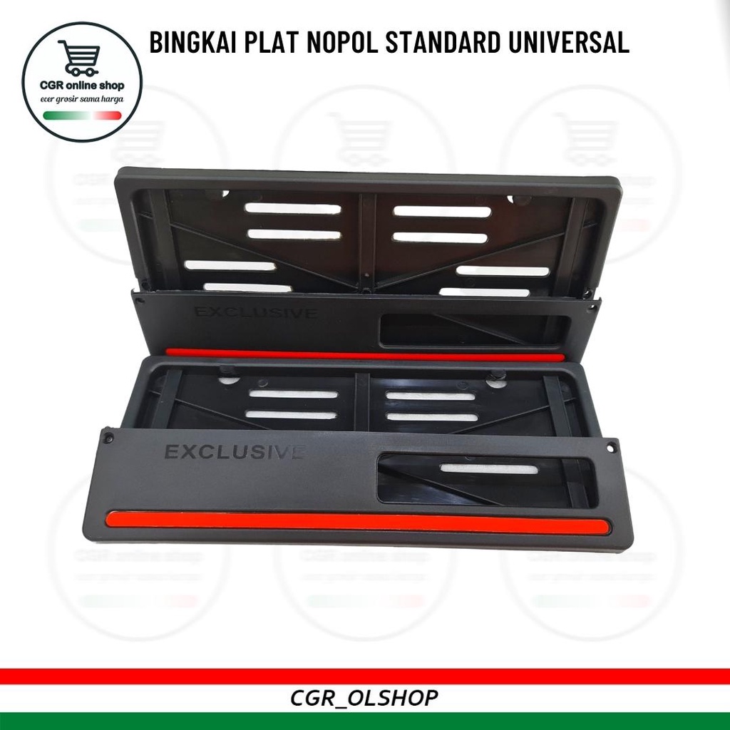 Jual BINGKAI PLAT NOPOL EXC TNKB COVER RUMAH PLAT NOMER MOTOR | Shopee ...