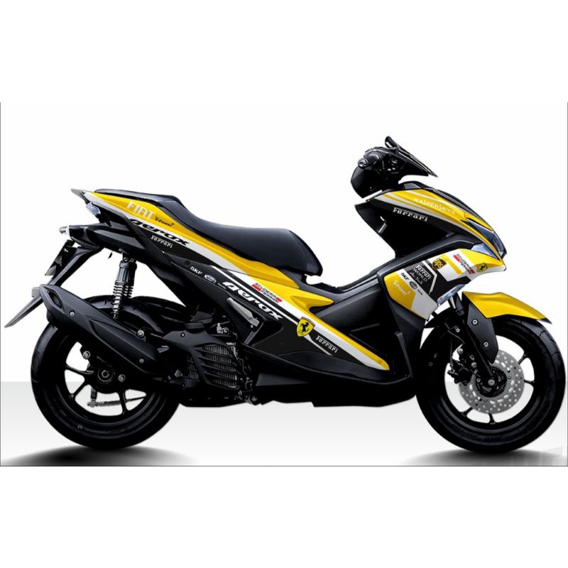 Jual sticker decal full body variasi yamaha aerox old morip ferrari ...