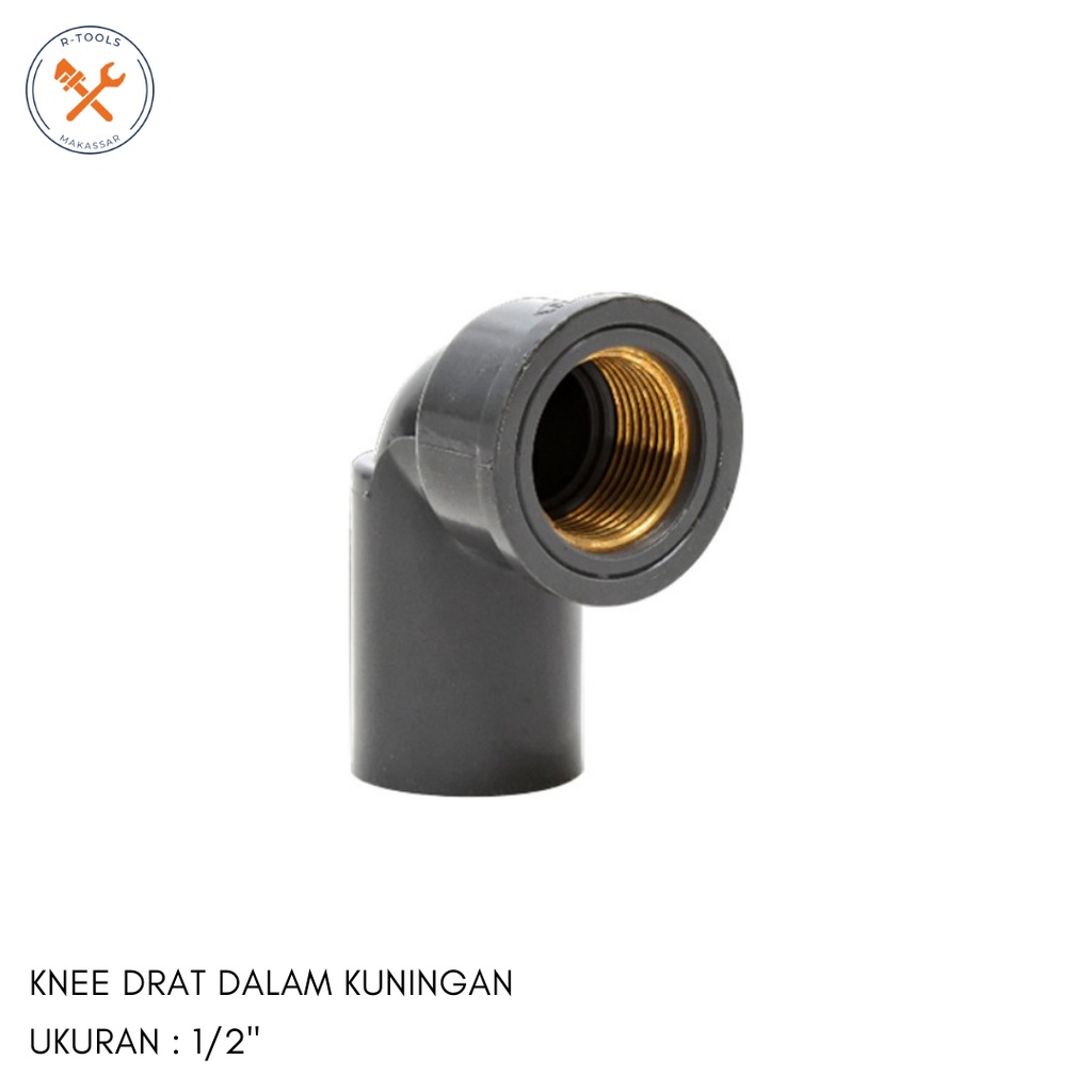 Jual Sambungan Kuningan L Drat Dalam 1/2 Inch / Knee Drat Dalam 1/2 inch Kuningan | Shopee Indonesia