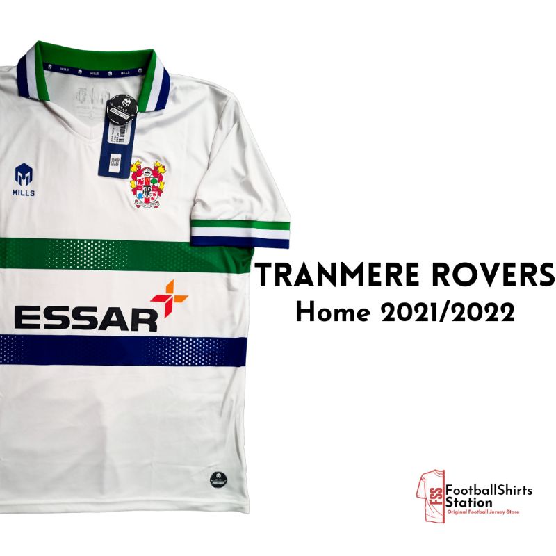 Jual Jersey Tranmere Rovers Home 2021/2022 Size L Original Mills ...