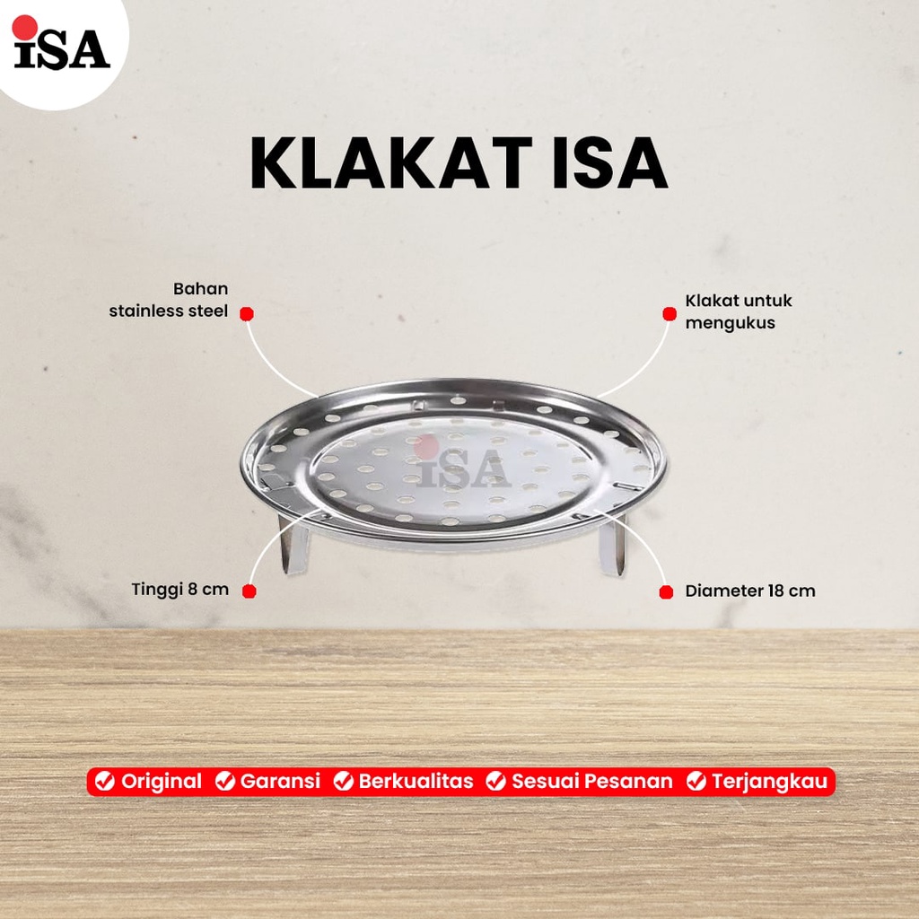 Jual Klakat Kelakat Tempat Sarangan Kukusan Stainless Steel Dimsum ...