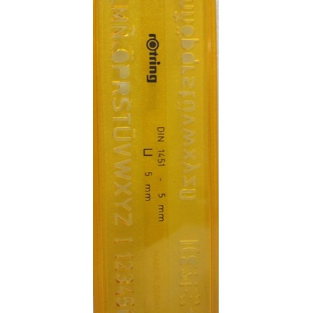 Jual Penggaris Rotring Sablon Huruf 5mm | Shopee Indonesia